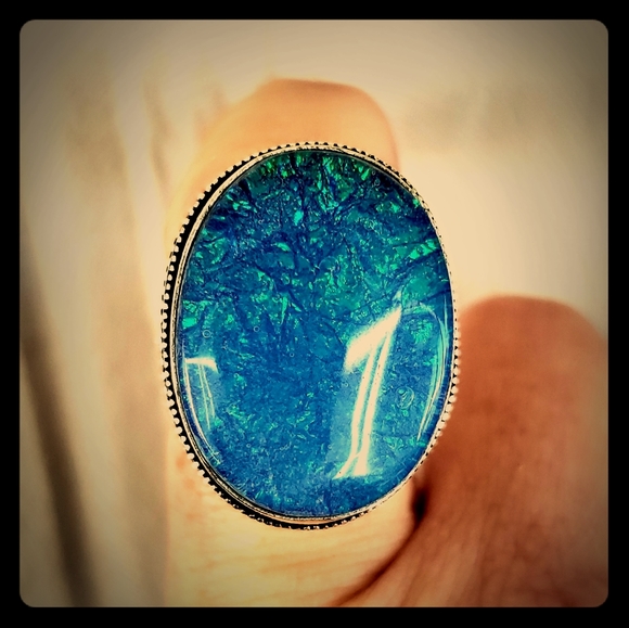 Handmade | Jewelry | New Australian Triplet Opal 925 Silver Ring | Poshmark